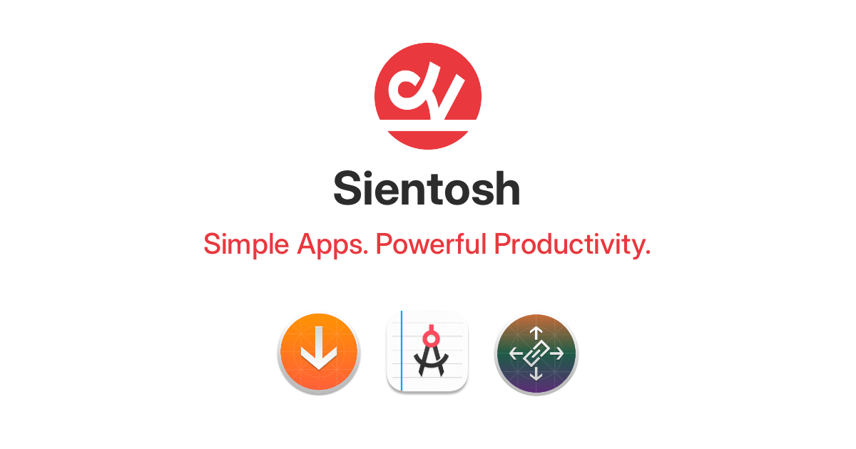 Sientosh — Simple Apps. Powerful Productivity. | Sientosh